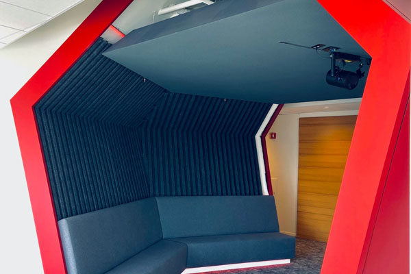 The USG Headquarters Painting & Wallcovering | Hester Painting