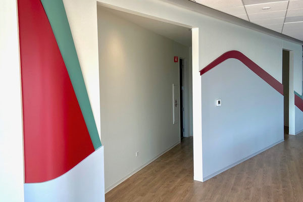 The USG Headquarters Painting & Wallcovering | Hester Painting